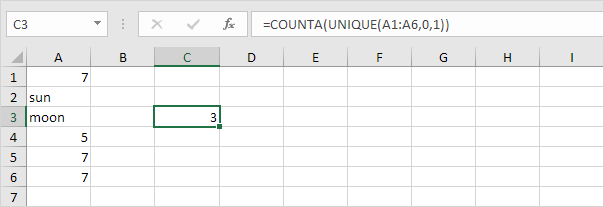 Count Unique Values in Excel - Step by Step Tutorial Count Unique Values in Excel - Step by Step Tutorial