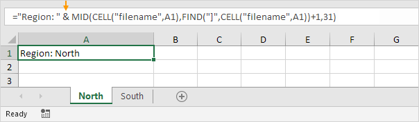 Get Sheet Name in Excel - Step by Step Tutorial Get Sheet Name in Excel - Step by Step Tutorial