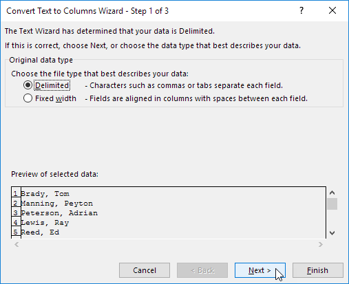 Text to Columns in Excel - Step by Step Tutorial Text to Columns in Excel - Step by Step Tutorial