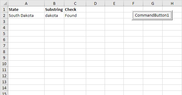 InStr Function in Excel VBA - Step by Step Tutorial InStr Function in Excel VBA - Step by Step Tutorial