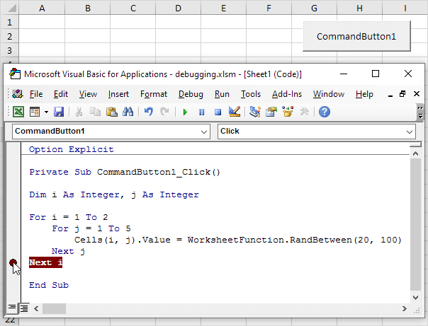 Debugging in Excel VBA - Step by Step Tutorial Debugging in Excel VBA - Step by Step Tutorial