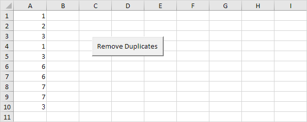 Remove Duplicates in Excel VBA - Step by Step Tutorial Remove Duplicates in Excel VBA - Step by Step Tutorial